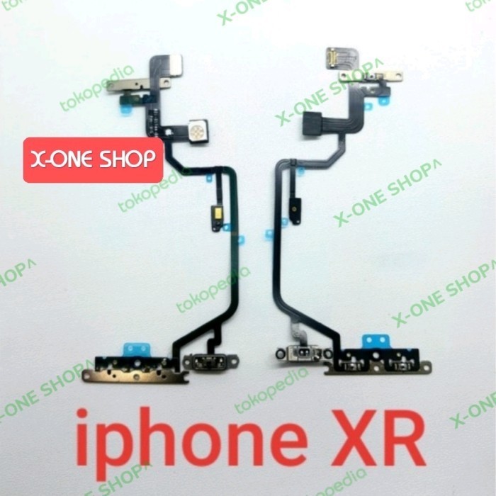 Jual Fleksibel tombol volume power on off iPhone XR tombol silent ...