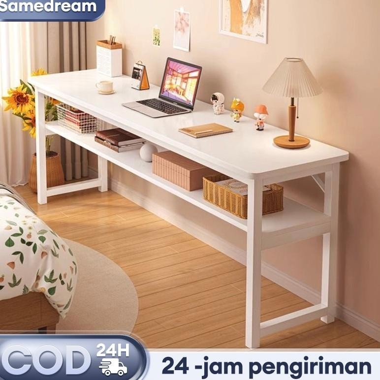 Jual Meja belajar Meja TulisDua tingkat Meja kerja Meja Dengan partisi ...