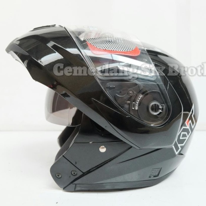 Jual HELM KYT RRX MODULAR FULL FACE GUNMETAL FLIP UP GREY FULL VISOR ...
