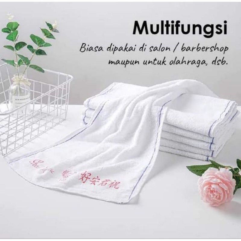 Jual Handuk Good Morning serbaguna/handuk salon wajah/handuk olahraga 1 ...