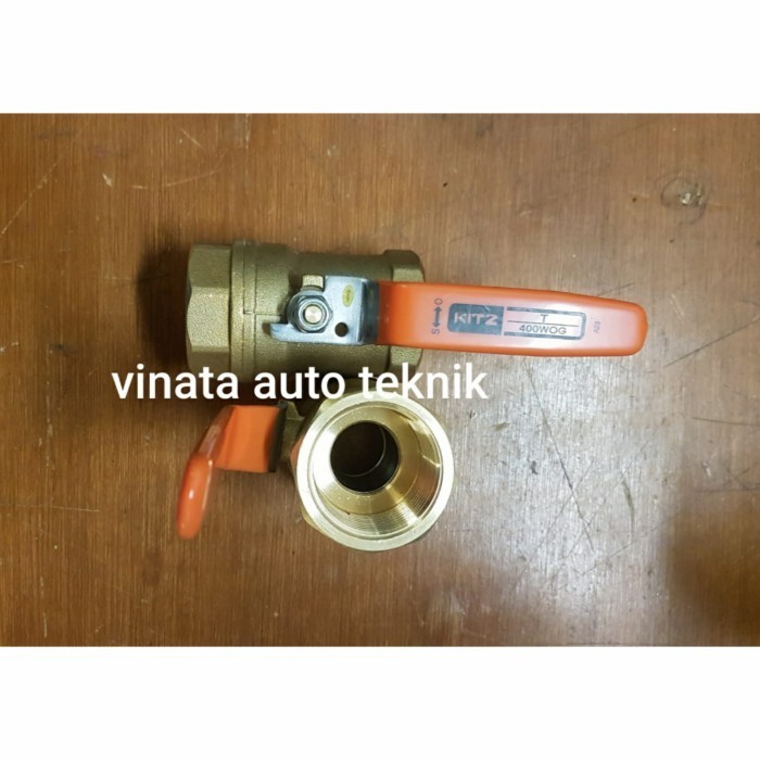 Jual Ball Valve Kuningan Kitz 2", Stop Kran Kitz | Shopee Indonesia