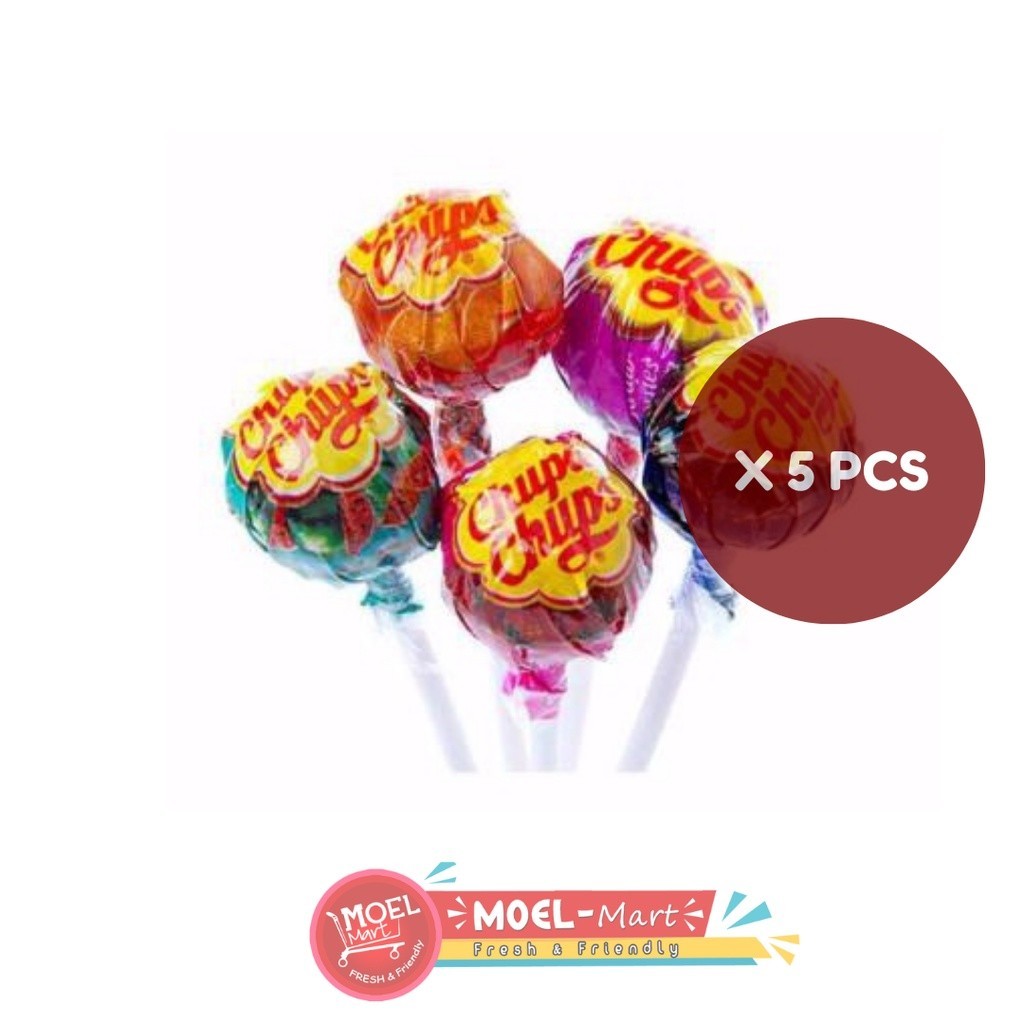 Jual CUPA CHUPS Aneka Rasa 5pcs x 6gr | Shopee Indonesia