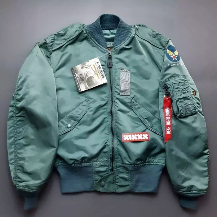 Jual VINTAGE ALPHA INDUSTRIES L2B BOMBER JACKET | Shopee Indonesia
