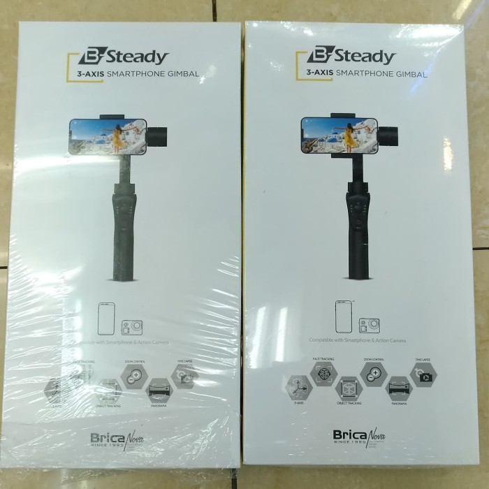 Jual Brica B-Steady 3 Axis Gimbal Stabilizer For Smartphone (Resmi ...