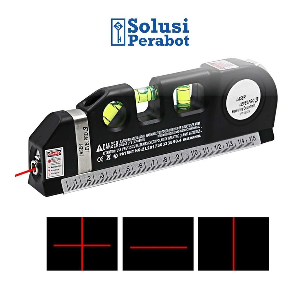 Jual Fixit LevelPro3 Meteran Laser Infrared SP / Penggaris Waterpass ...