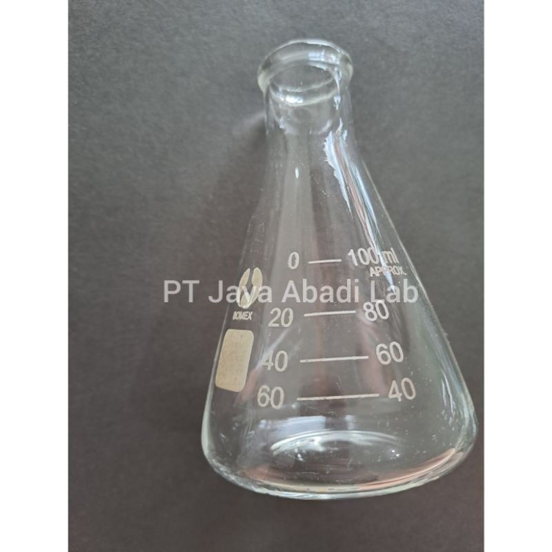 Jual labu tabung Erlenmeyer Erlemeyer flash 100ml 100 ml 100 cc 100cc ...