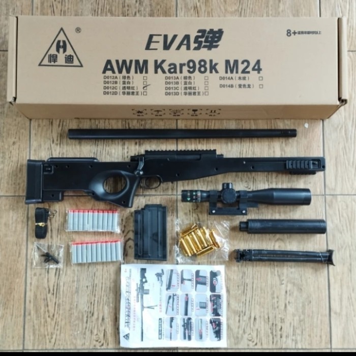 Jual L96 AWM EVA Foam Blaster Sniper Mainan Anak Plastik K01 | Shopee Indonesia