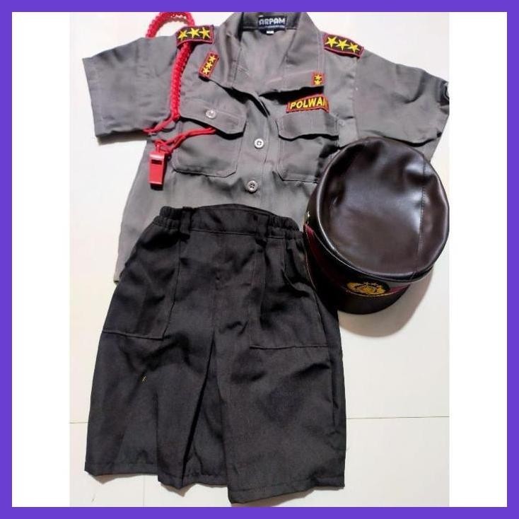 Jual New Baju Polisi Perempuan Anak Tk (Baju Polwan) | Shopee Indonesia