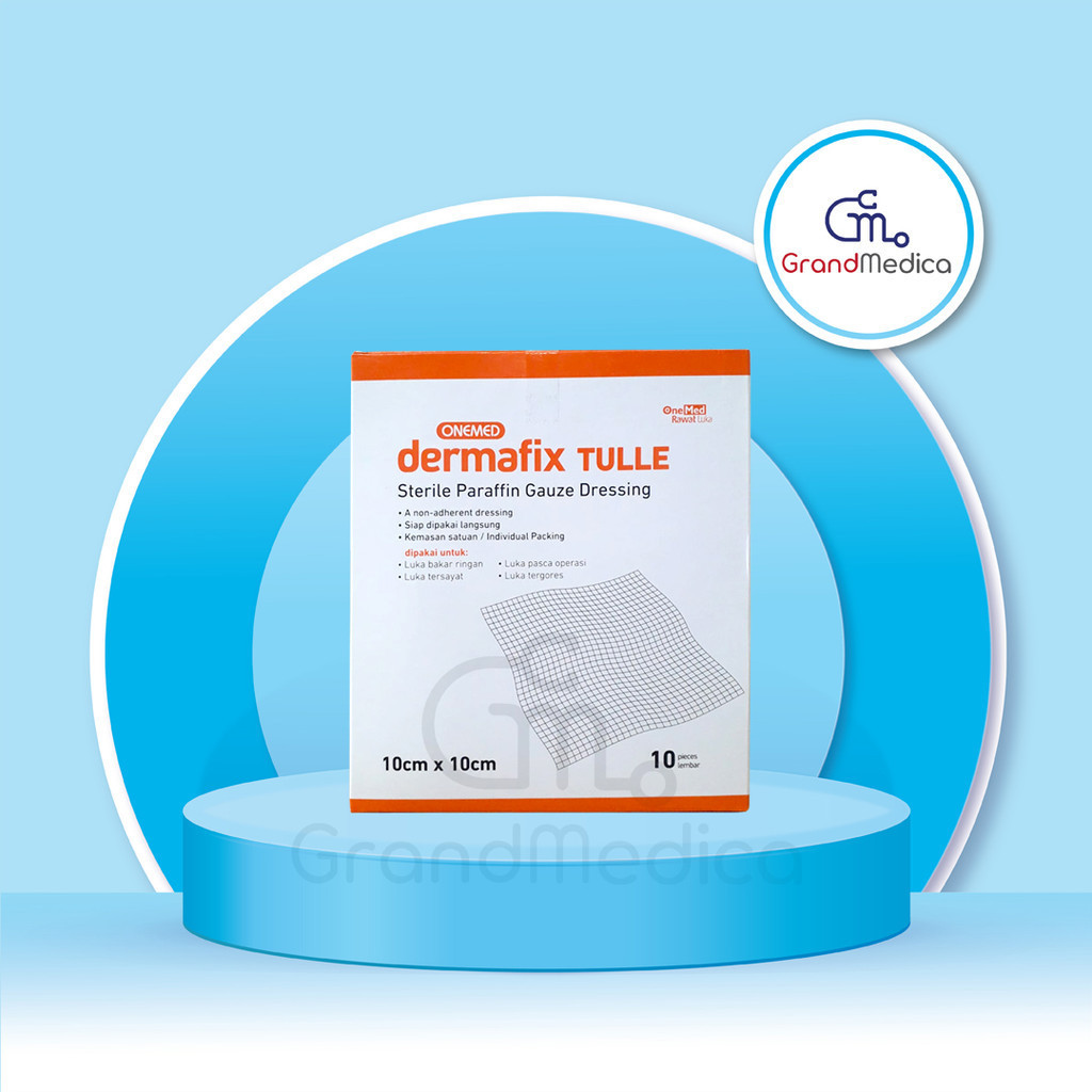 Jual Dermafix Tulle 10x10cm / Paraffin Gauze Onemed isi 10s / Kasa ...