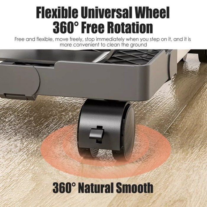 Jual Roda Dudukan Tatakan Roda Kaki Cpu Desktop Computer Lemari Kulkas ...