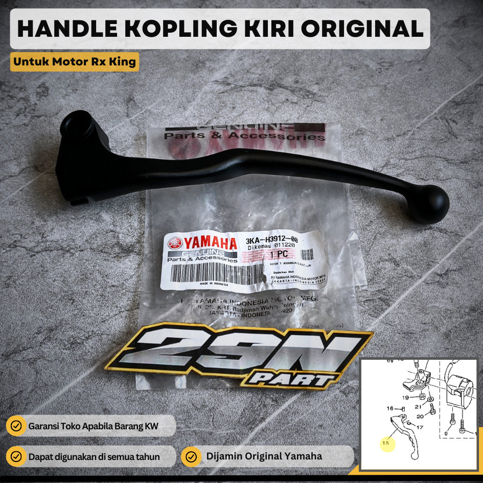 Jual Handle Kiri Handle Kopling Rx King Rxking Original YGP 3KA-H3912 ...