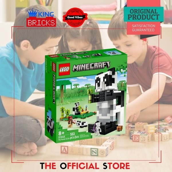 Jual LEGO ORIGINAL MINECRAFT 21245 THE PANDA HAVEN - MAINAN ANAK ...
