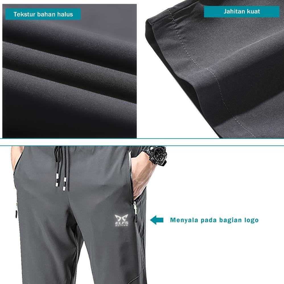 Jual Flash Sale Elfs Active Running Pants - Celana Panjang Ringan Lari ...