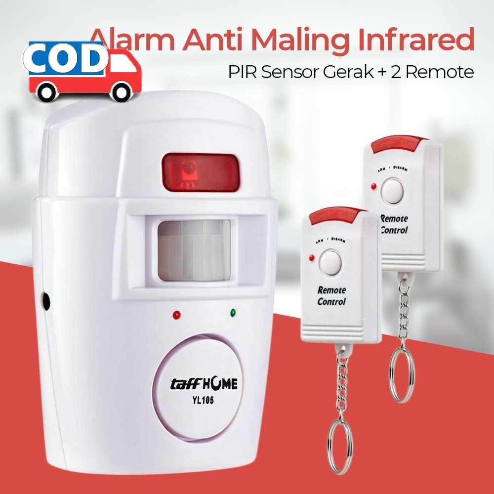 Jual Alarm Anti Maling Rumah Sensor Gerak Detektor Infrared PIR 2 ...