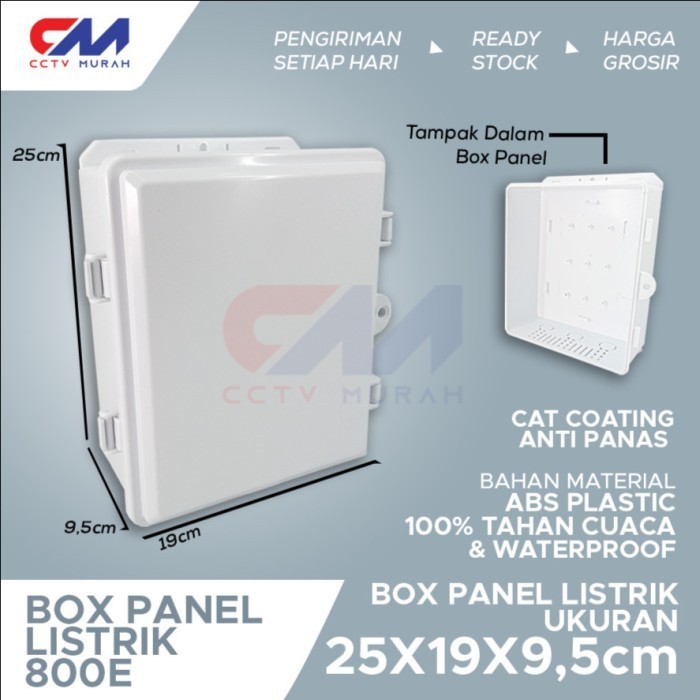 Jual Box Panel Listrik Outdoor 800C / 800D / 800E Waterproof | Shopee ...