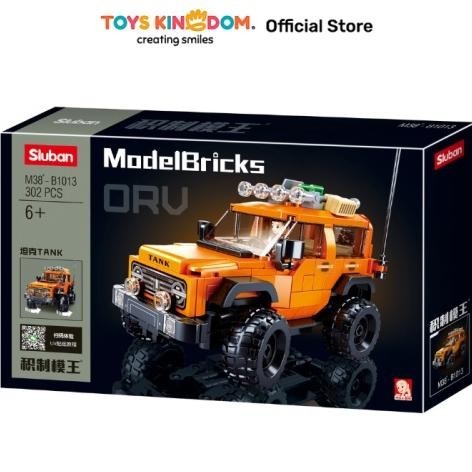 Jual Mainan Lego Anak Sluban Set Bricks Tank 3 Suv 30Kids Toy Block ...