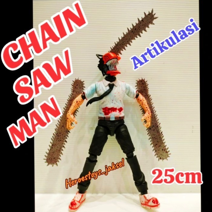 Jual Mainan Chainsaw Man Denji Action Figure Chain Saw Man Anime Denji ...