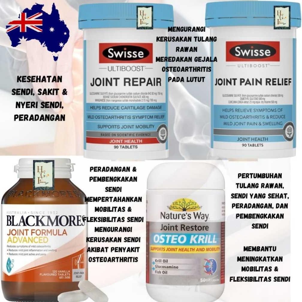 Jual jakala - swisse ultiboost joint repair, swisse pain reli & nature ...