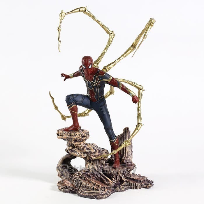 Jual Wmf Pvc Iron Spiderman Statue Jumbo Size Iron Spider Action Figure ...