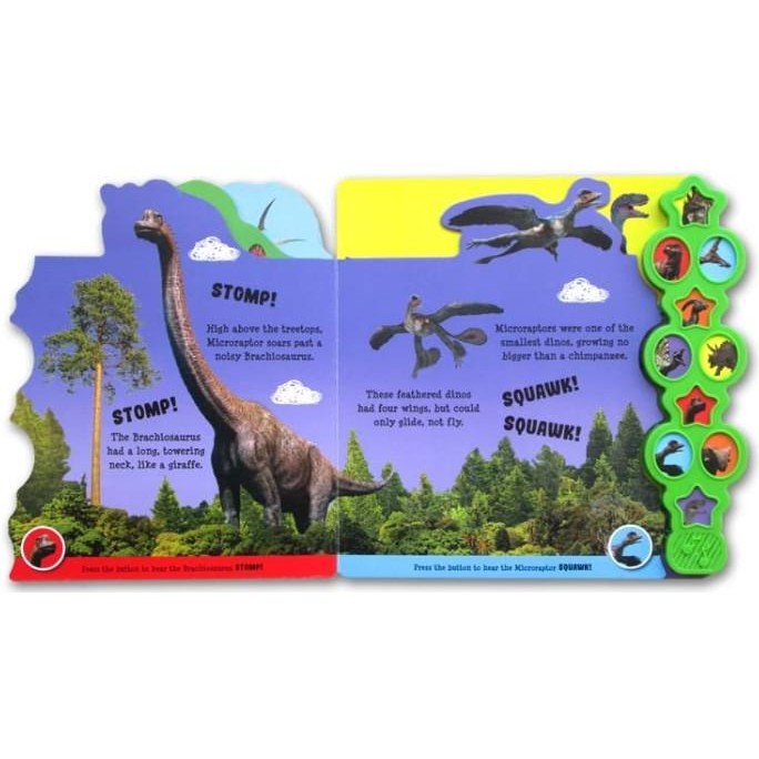 Jual Awesome Dinosaurs Sound Book Buku cerita anak suara dinosaurus dino ES77 | Shopee Indonesia
