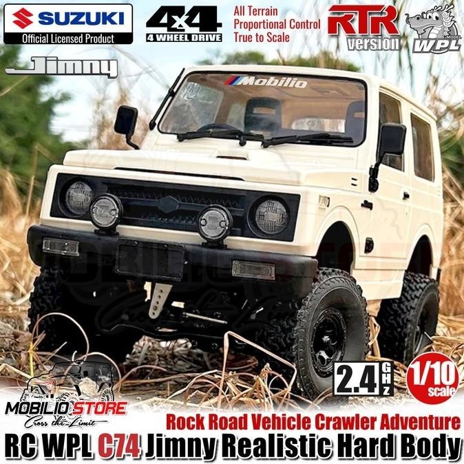 Jual Wpl C74 Jimny Realistic Hard Body Rc 1/10 Scale Crawler Adventure ...