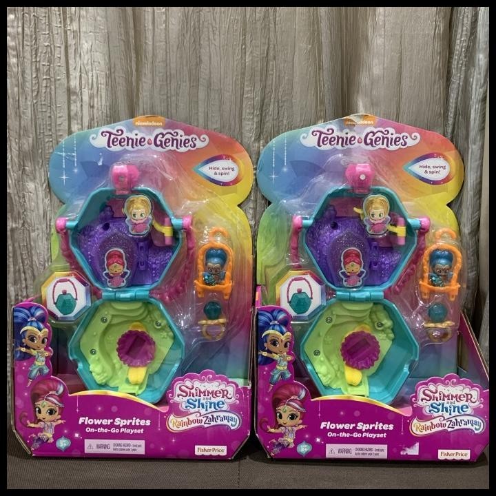 Jual Gratis Ongkir Shimmer And Shine Teenie Genies Flower Sprites On The Go Playset Shopee