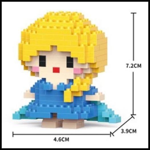 Jual TERBARU MAINAN BALOK SUSUN ELSA FROZEN NANO BLOCK BRICKS NANO ...