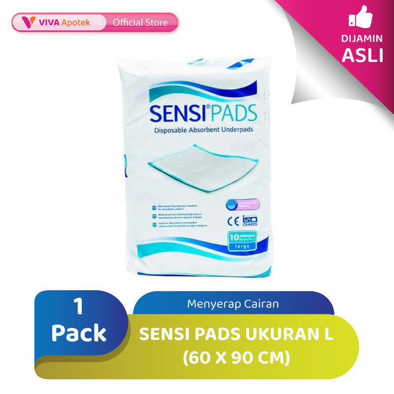 Jual Sensi Pads Ukuran L (60 X 90 cm) (10 Pack) | Shopee Indonesia