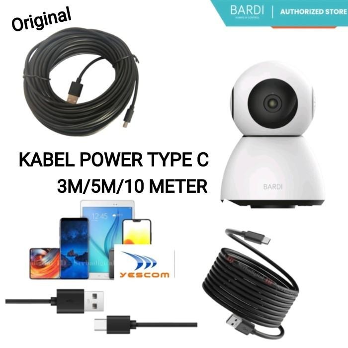 Jual Kabel Power Cctv Bardi Ptz Indoor Tipe C - 5 Meter Hitam | Shopee ...