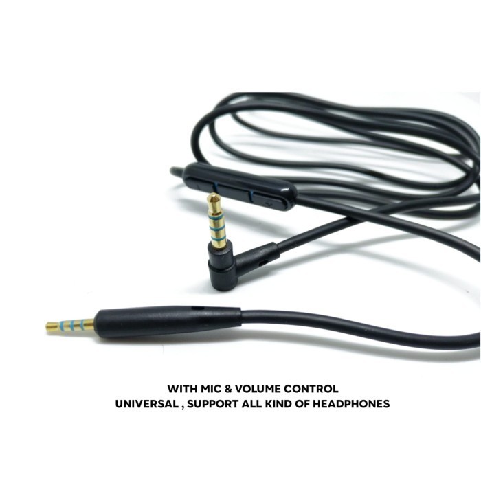 Jual Bose 2.5Mm To 3.5Mm Headphone Cable With Mic Volume Control ...