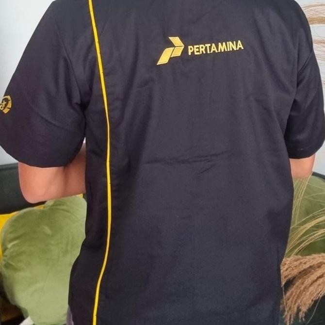 Jual Baju Seragam Pertamina Pertalite Pertamax Spbu Pom Bensin Pendek ...