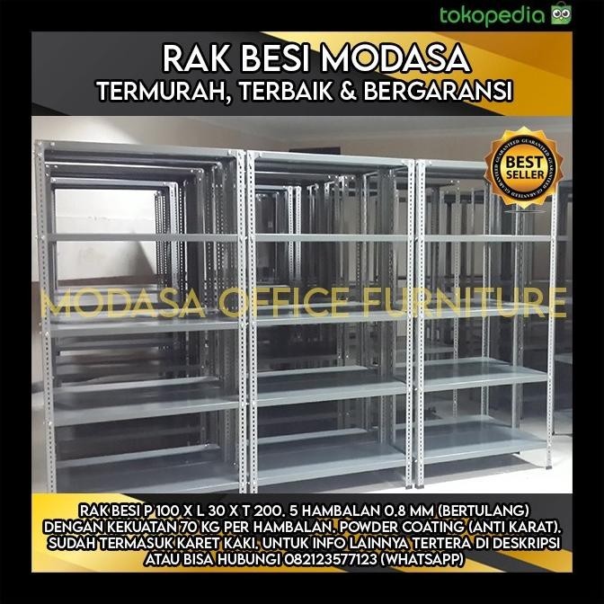 Jual Rak Besi File Berkas Kantor Atau Lemari Arsip dan Gudang Termurah ...