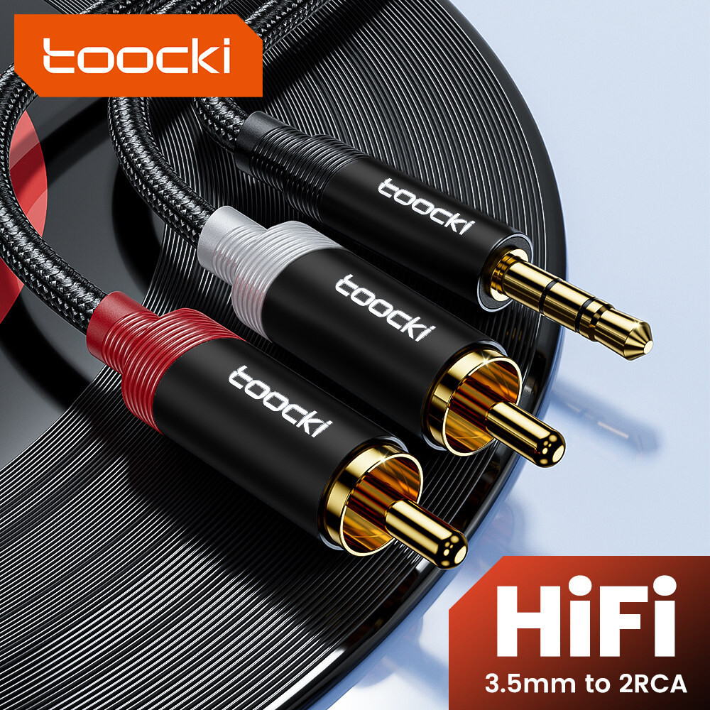 Jual Kabel Audio Jack 3.5mm to Dual RCA Splitter Stereo Surround ...