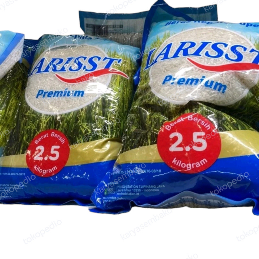 Jual beras larrist premium 2.5 kg | Shopee Indonesia