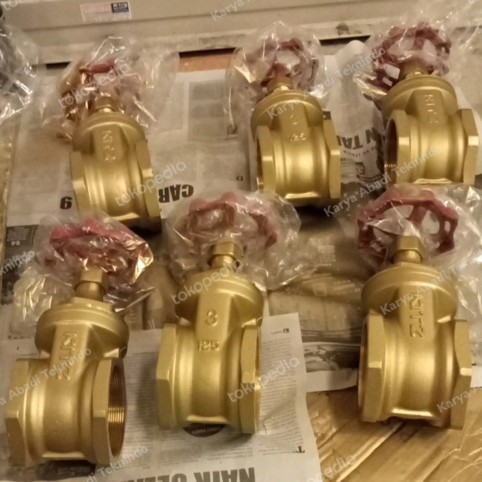 Jual Ready Gate Valve Kuningan Kitz drat 3/4" inch/ Original Kitz ...