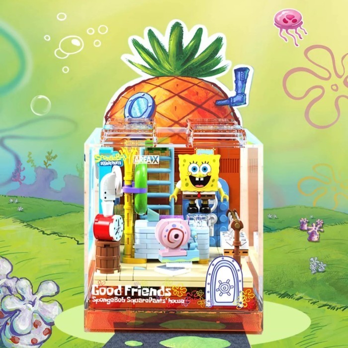 Jual Areax Spongebob Collection Brick | Shopee Indonesia