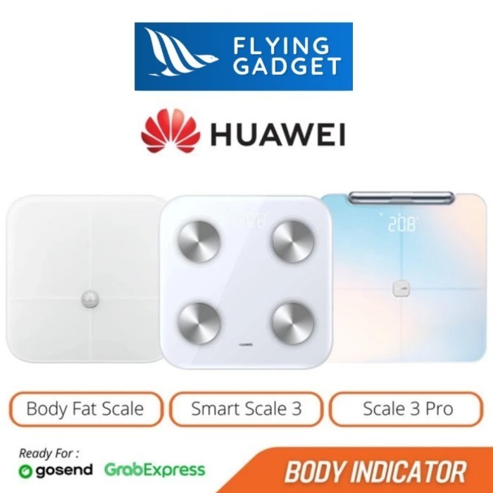 Jual HUAWEI SMART SCALE / 3 / 3 PRO BODY INDICATORS - TIMBANGAN BADAN ...