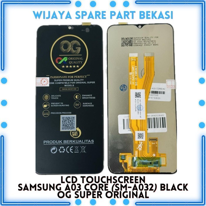 Jual LCD TOUCHSCREEN SAMSUNG A03 CORE OG SUPER SM-A032 BLACK | Shopee Indonesia
