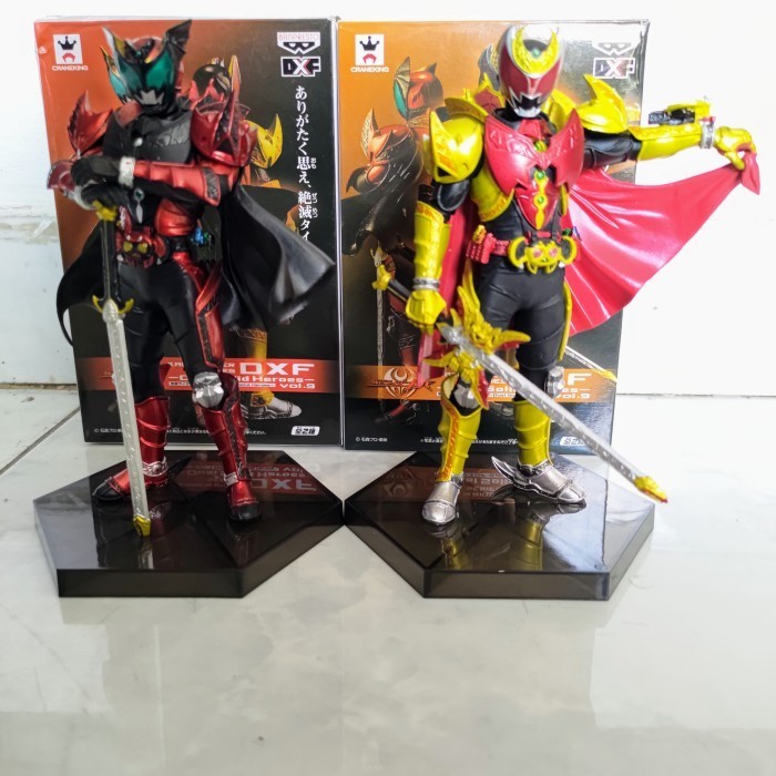 Jual [BDJ] dxf kamen rider dark kiva & emperor kiva,ori banpresto,no ...
