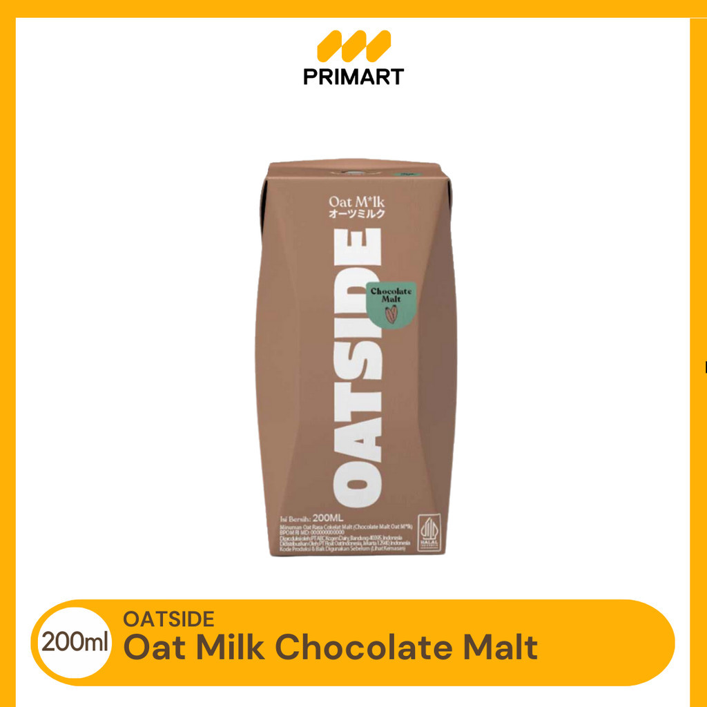 Jual Oatside Mini Straw Milk Chocolate Malt Susu Oat Kemasan Sedotan ...