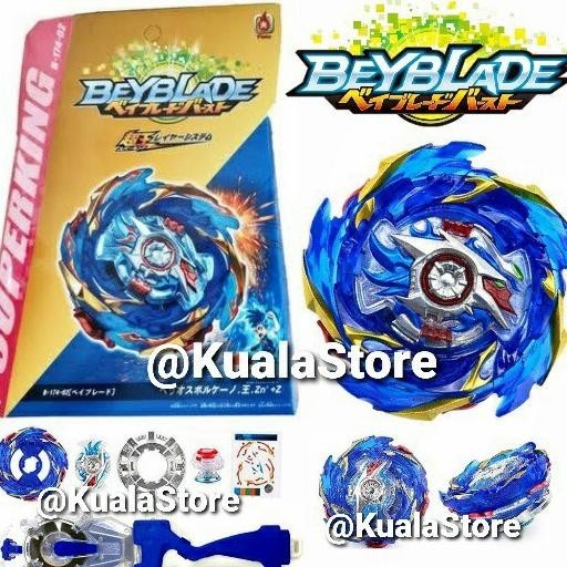 Jual Beyblade Burst Superking Sparking Launcher Helios Volcano B174 Dx ...