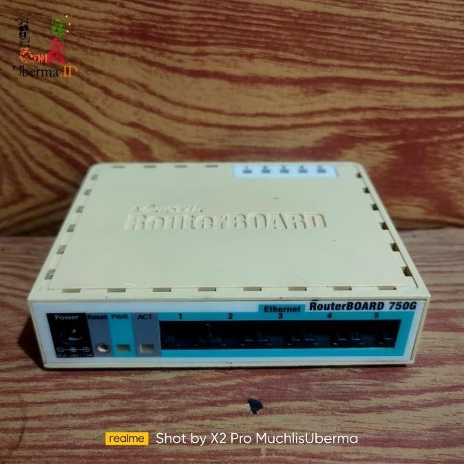 Jual Mikrotik Rb750G RouterBOARD RB 750G bukan rb750 GR3 bukan rb750gr3 ...