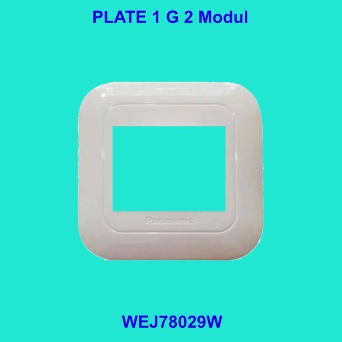 Jual Frame 1 Gang 2 Device Putih WEJ78029W Wide Series PANASONIC ...
