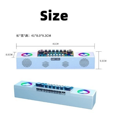 Jual Live Soundcard Sound Card SY6 Live Audio Mixer Broadcast Recording ...