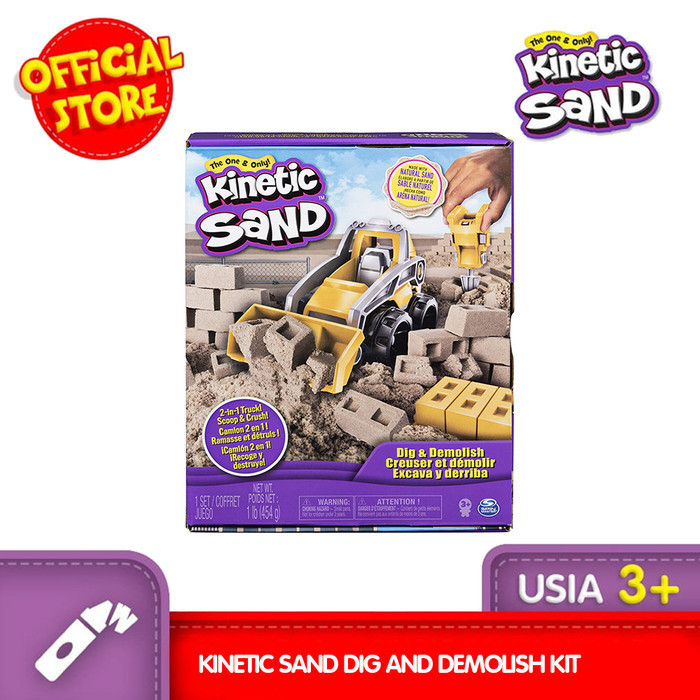 Jual Kinetic Sand Dig And Demolish Kit | Shopee Indonesia