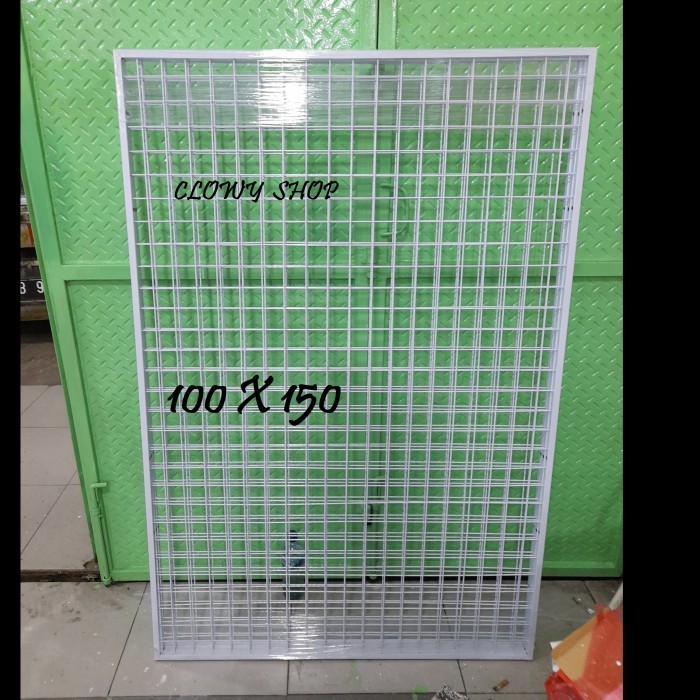 Jual jaring ram besi bingkai ukuran 100 x 150 cm chrome / putih / hitam ...