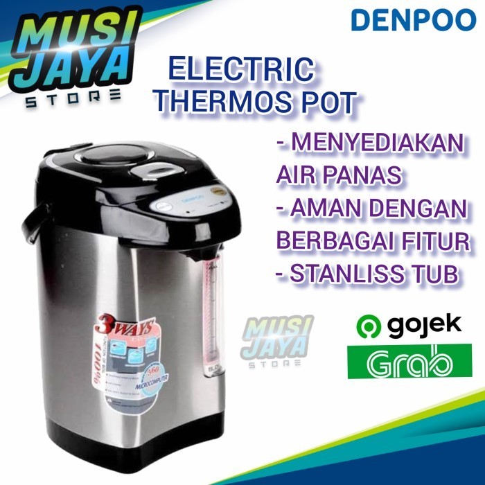 Jual TERMOS DEP 858 VT PEMANAS AIR DENPOO KAPASITAS 5 LITER | Shopee ...