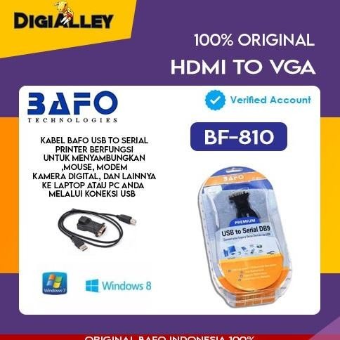 Jual BEBAS ONGKIR - Kabel USB To Serial DB9 BAFO BF-810 Adapter RS232 Converter Original ...