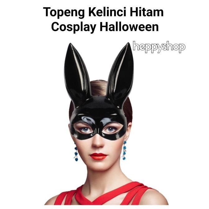 Jual Topeng Kelinci Hitam Cosplay Halloween | Shopee Indonesia