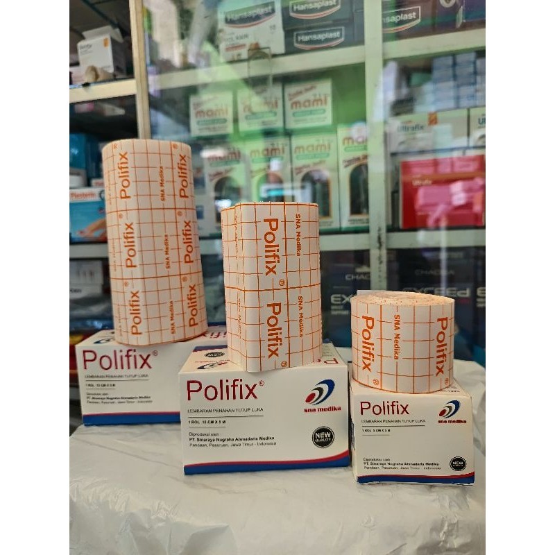 Jual POLIFIX / PLASTER LUKA 5x5//10x5 / 15cmx5m 1 ROL MURAH | Shopee ...
